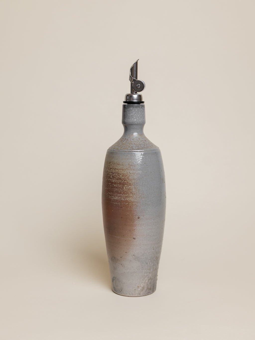 Wood Fired Oil Bottle | North Carolina Farmhouse Pottery | Joe Sink ...